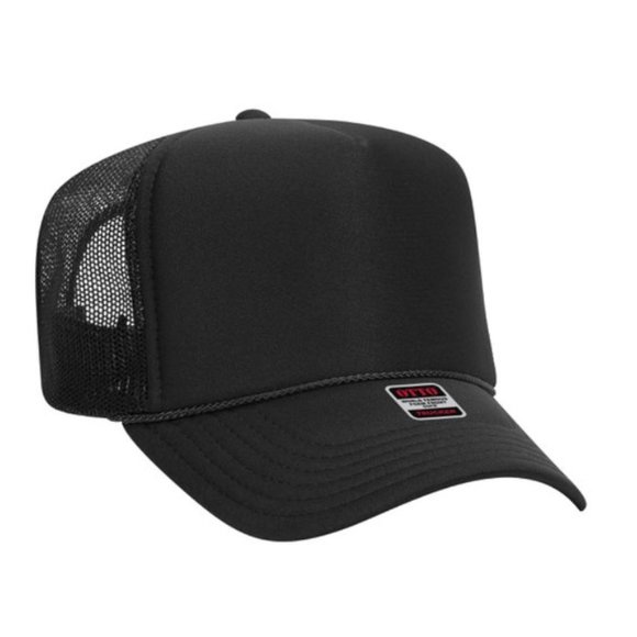 OTTO | Accessories | Otto Cap 5 Panel High Crown Mesh Back Trucker Hat ...